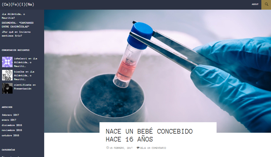 BLOGS CIENTÍFICOS 2016/2017 | La profe de Bio