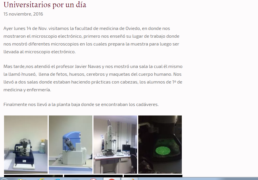 BLOGS CIENTÍFICOS 2016/2017 | La profe de Bio